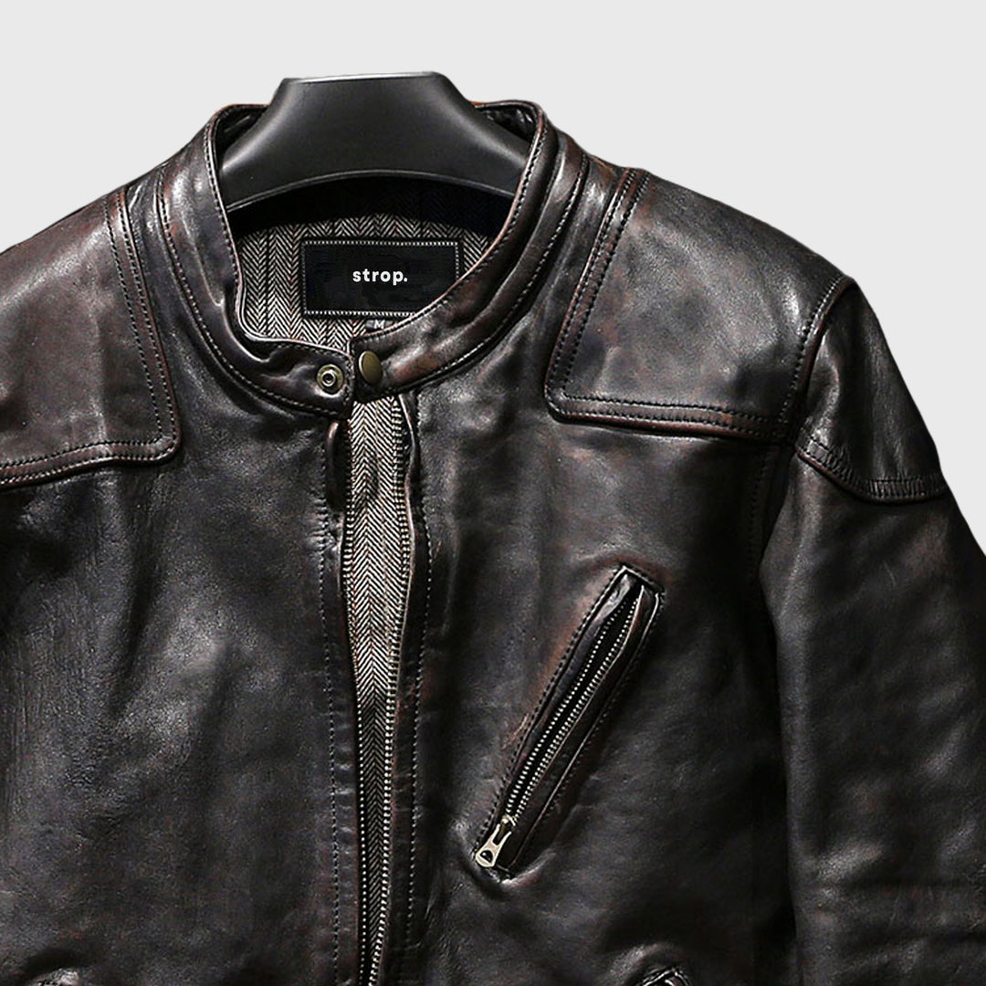 The Rogue - Men's Leather Jacket – Strop.